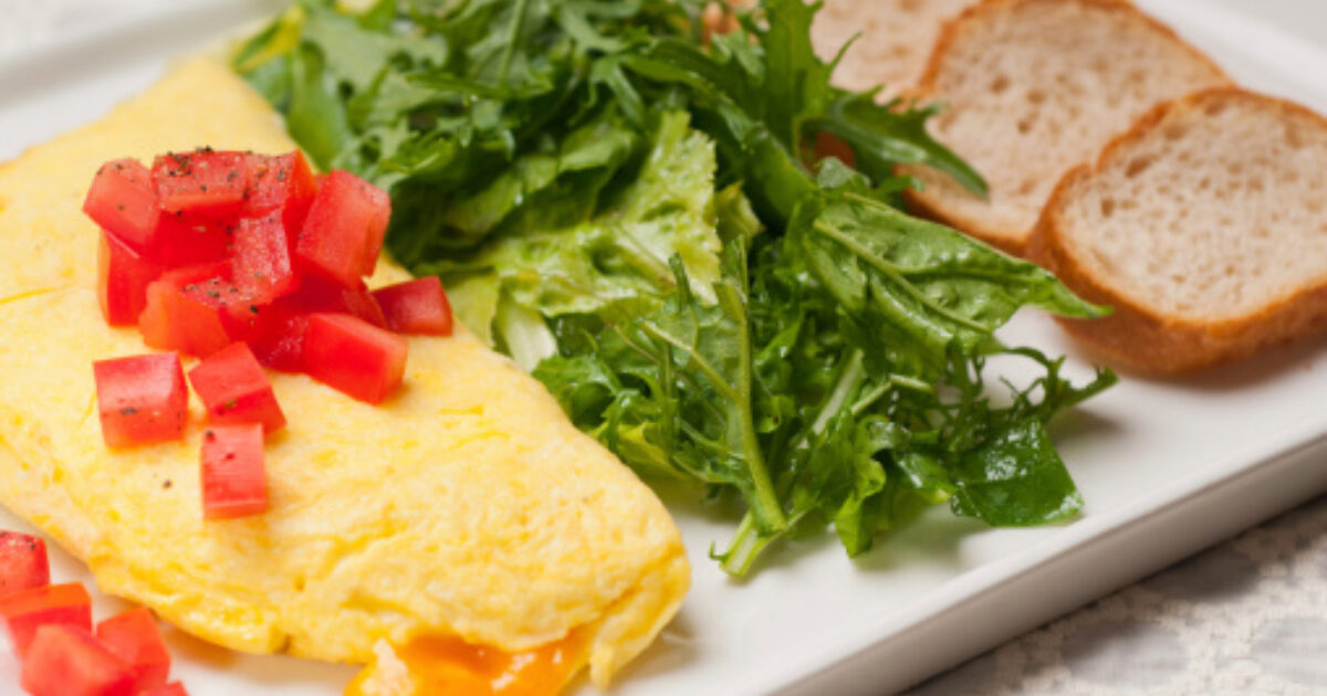 Scrambled Omelet Florentine | Speaking of Women’s Health
